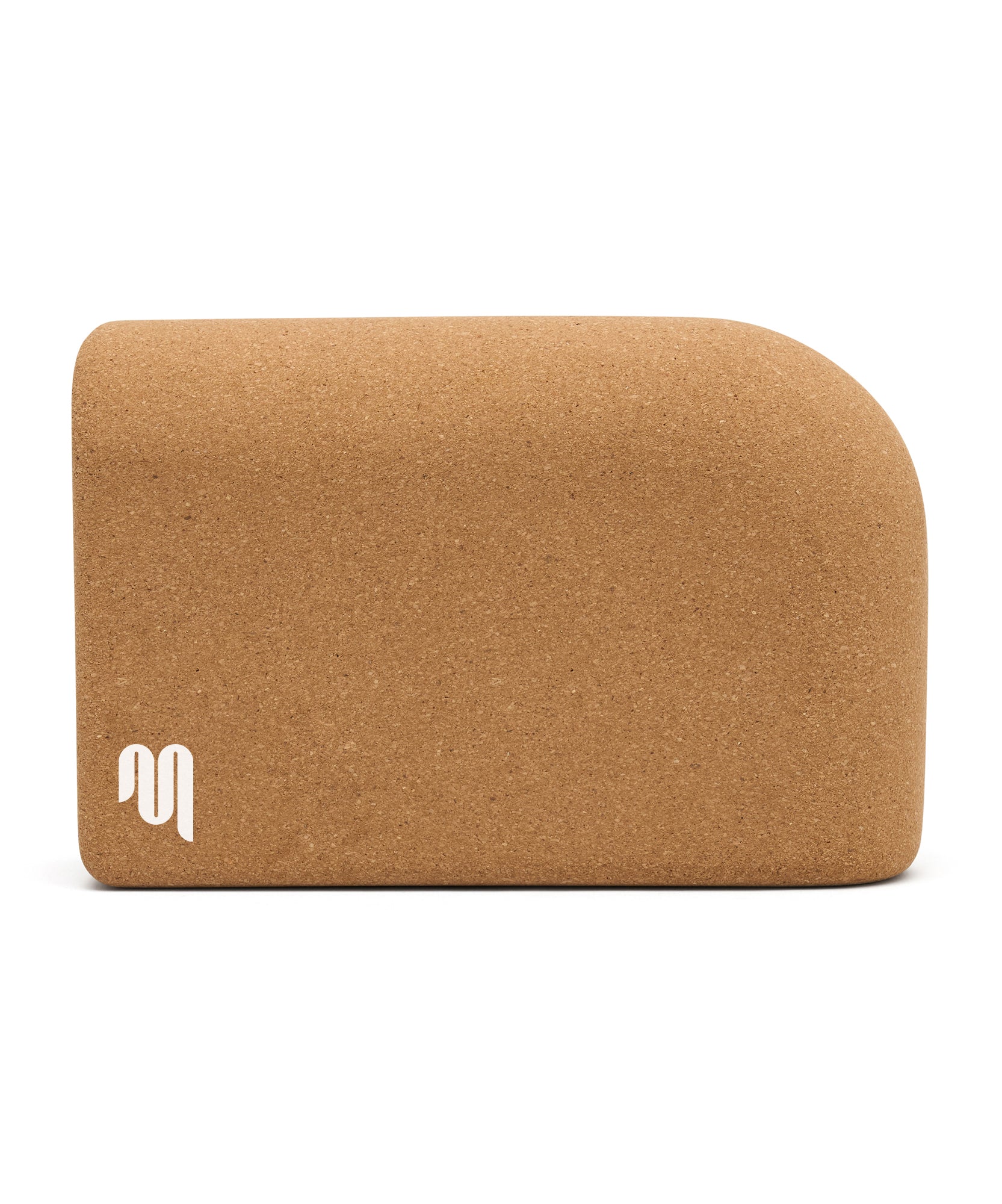 Curved Yoga Block | Cork | MoveActive