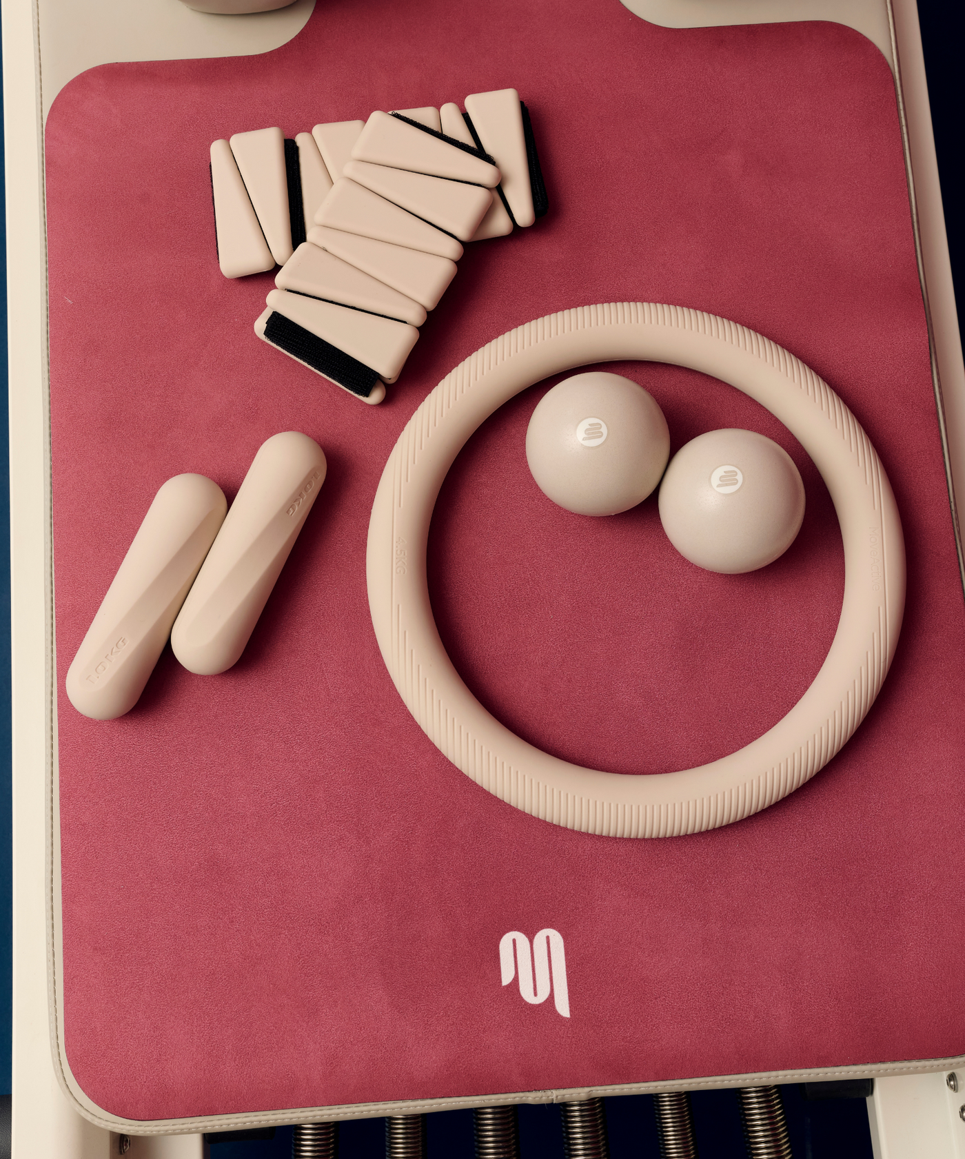Hand Weight Bars 1kg | Almond | MoveActive