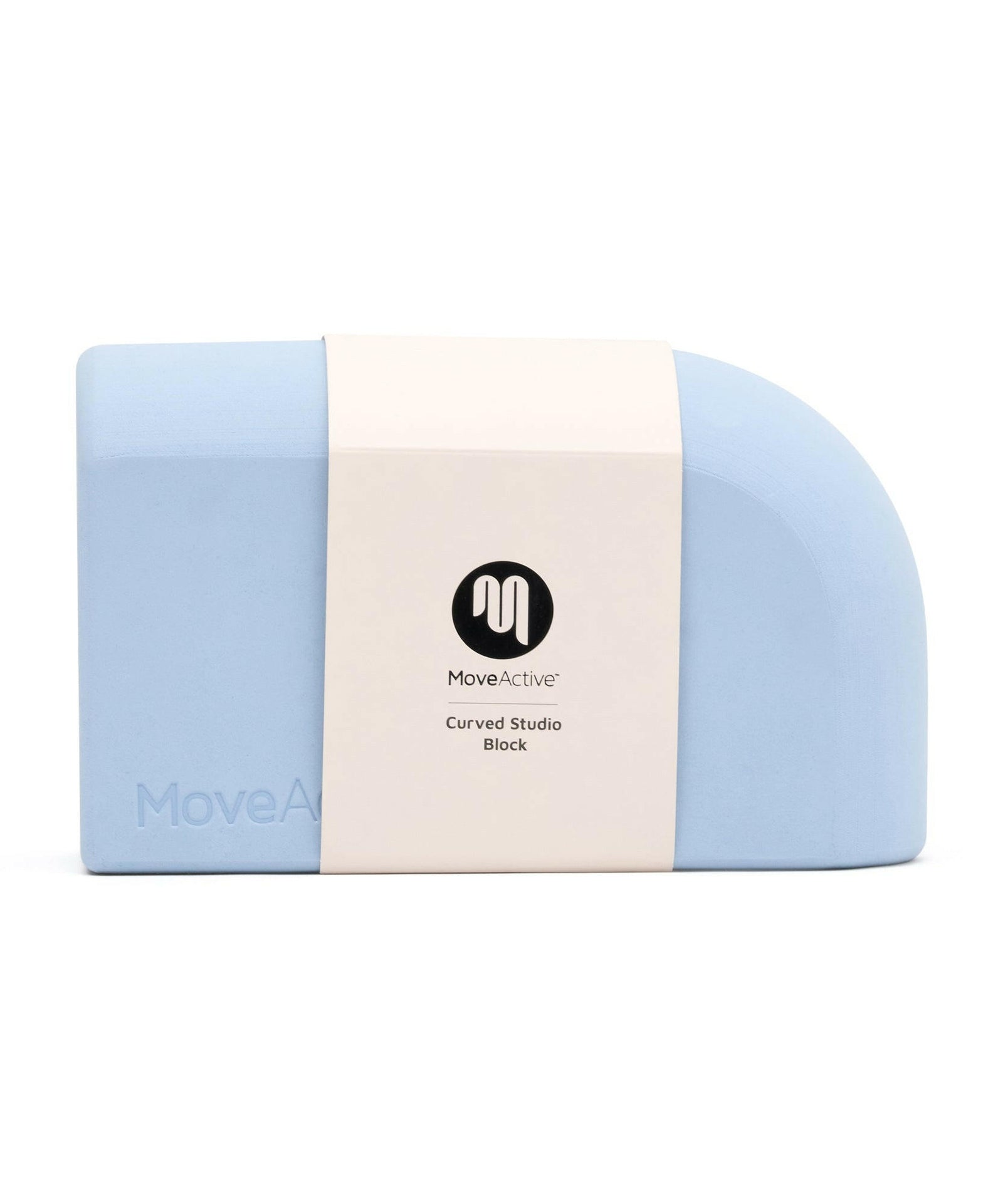 Curved Yoga Block | Powder Blue | MoveActive