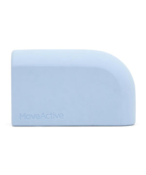 Curved Yoga Block | Powder Blue | MoveActive