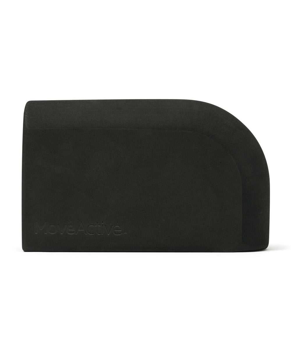 Curved Yoga Block | Black | MoveActive