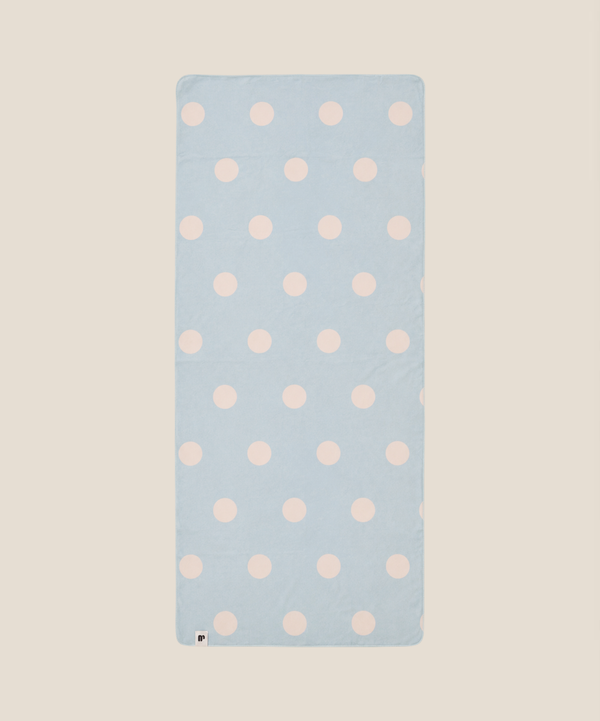 Mat Grip Towel | Polka Dot Baby Blue | MoveActive