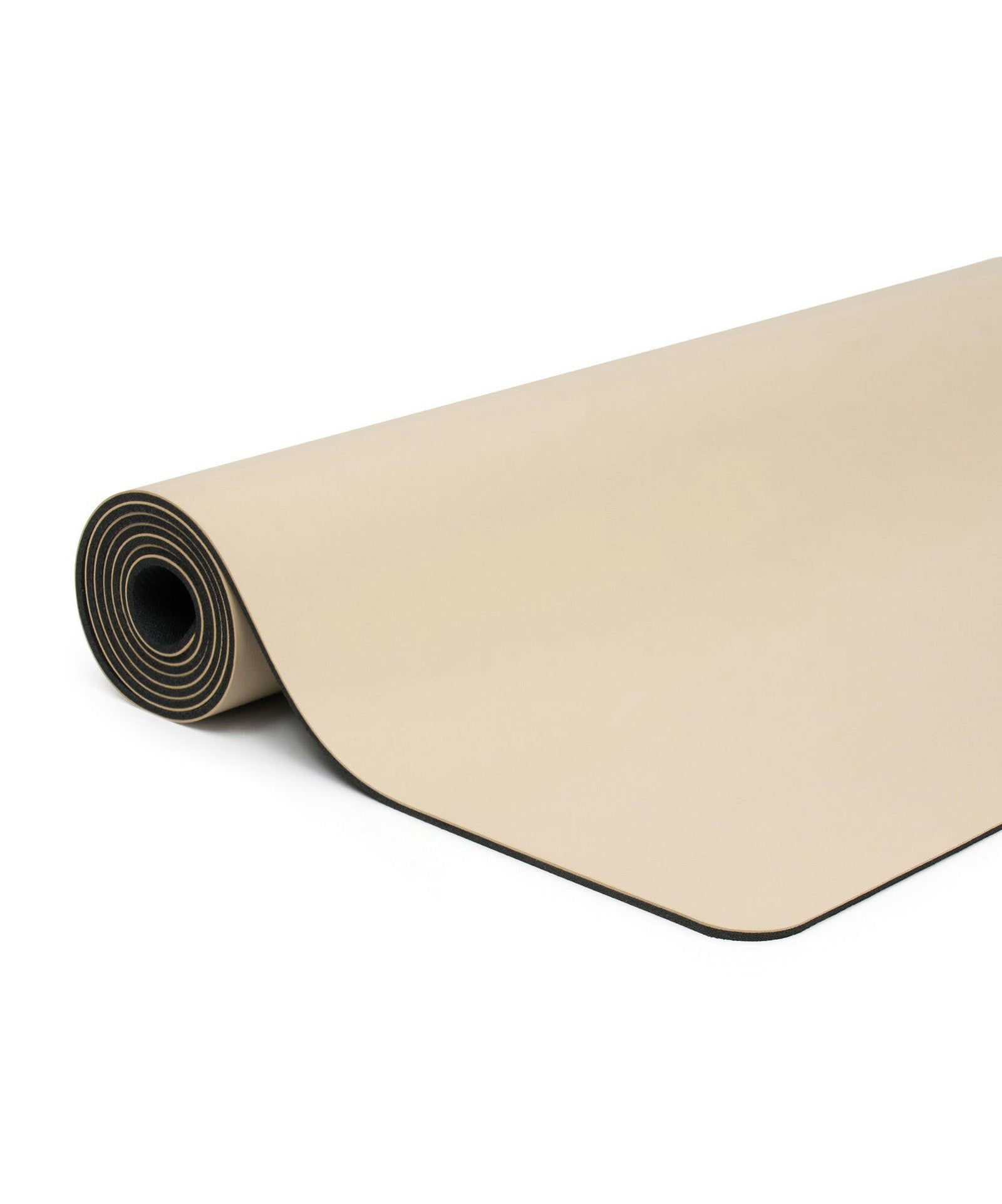 Vegan Leather Curved Studio Mat | Almond | MoveActive